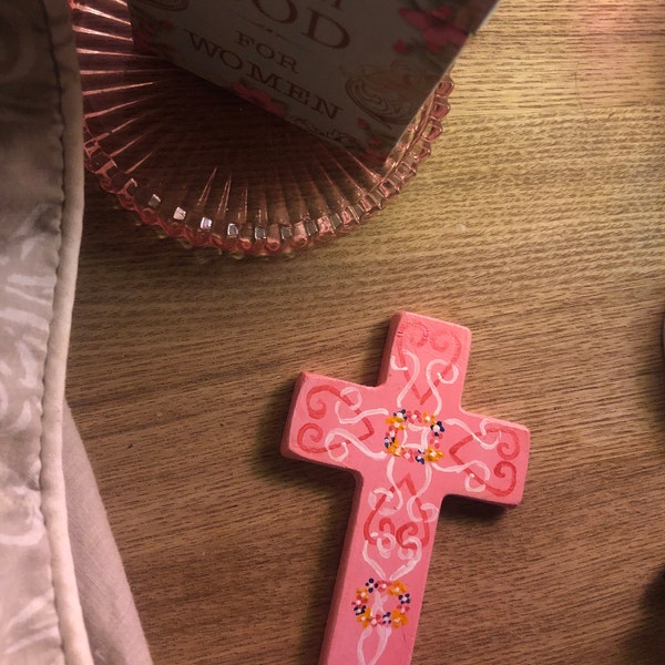 Free Standing Painted Wooden Cross - Wild Birds-3 Designs - Etsy