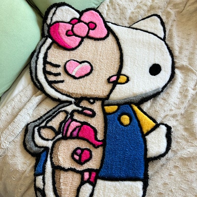 Custom Hello Kitty Rug Tufting Handmade - Etsy