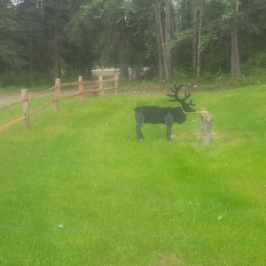 Moose Yard Display Giant All-weather PVC Garden Decor Large Lawn ...