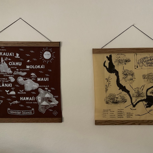 Bandana Frame - Wooden Magnetic Hanger Frame for Bandanas and Scarves ...