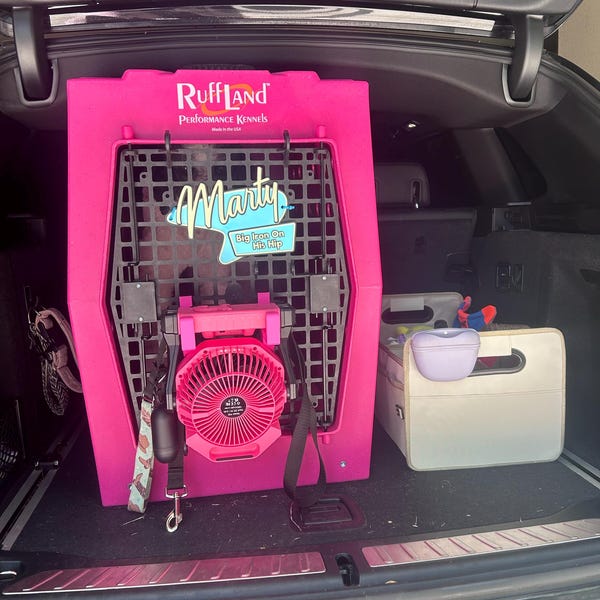 Locking-ruffland Kennel Door-new Color (new Style Fan)ryobi Fan Mount(2 ...