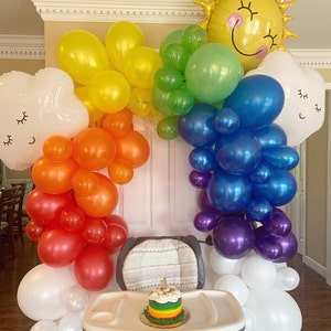 SUNSHINE Balloon - Giant Sun Mylar Balloon - Sunshine Party Decoration ...