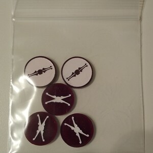 Acrylic Door Tokens for Use With Imperial Assault 4 Pieces - Etsy