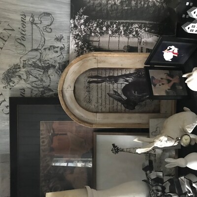 Farmhouse Decor XL Breadboard French Country Tapas Board Reclaimed Wood ...