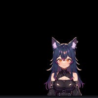 PngTuber, Weiße Katze Neko Girl 2d Vtuber / Vorgefertigtes & Presetup ...