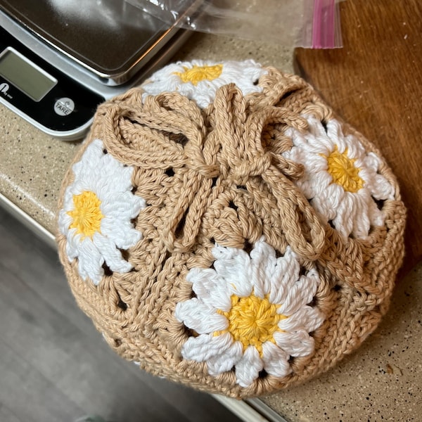 Daisy Sourdough Wrap Crochet Pattern- Fits 6-8 Inch Loaves ...