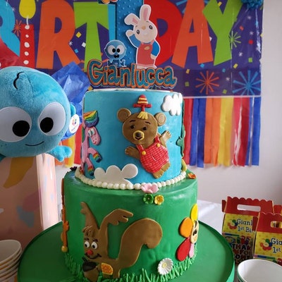 Baby First TV Cake Topper, Harry the Bunny and Vocabulary, Baby First ...