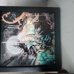 Final Fantasy VI title & Characters 3D Shadow Box for - Etsy