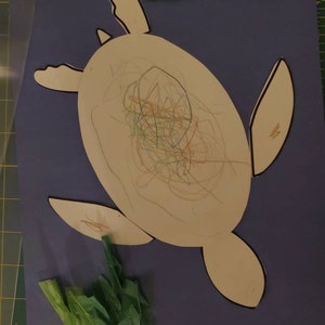 Turtle Printable Craft, Ocean Paper Craft, Indoor Preschool Activity ...