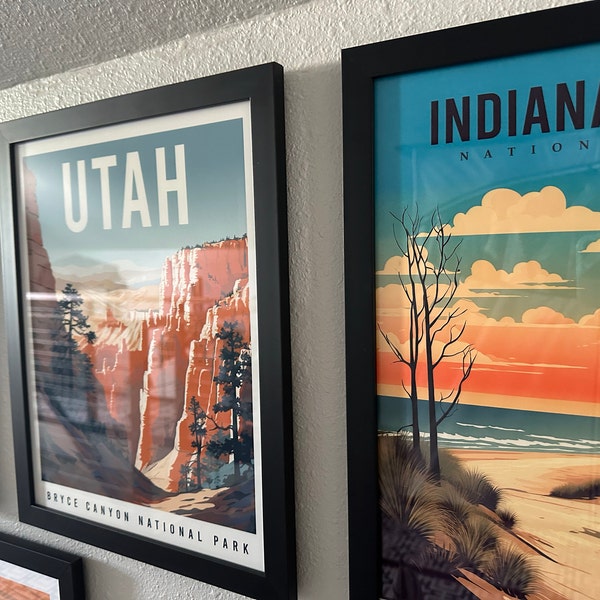 Narrow Modern Picture Frame, Gold, Bronze, Black, Silver, Minimalistic ...