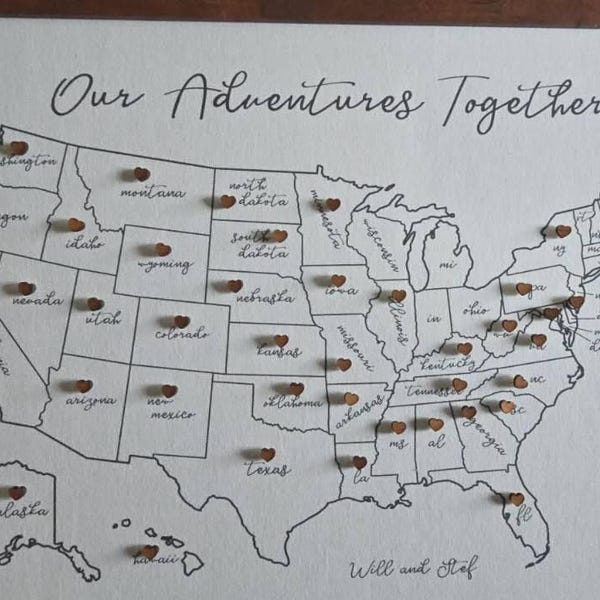 Detailed World Push Pin Map, Custom Push Pin Map for Travels ...