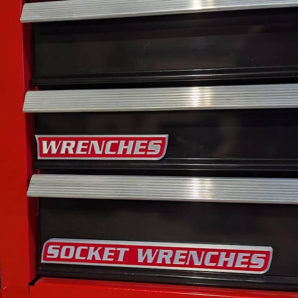 Customizable Toolbox Label Magnets - Badges & Emblems for Tool ...