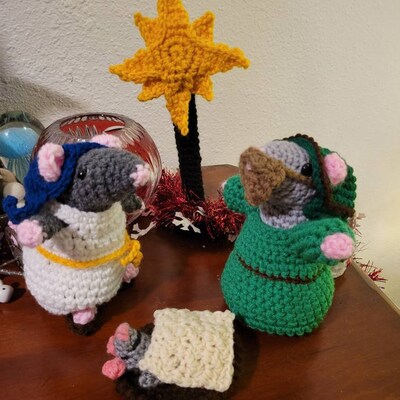 Nativity Mice Crochet Pattern - Etsy