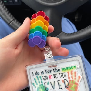 Medicine Vial Badge Reels by Caps4Cancers on Etsy