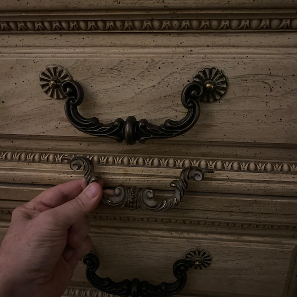 5.25" 5 1/4" Drop Bail Pull Rustic Dresser Swing Handle Drawer Knob ...