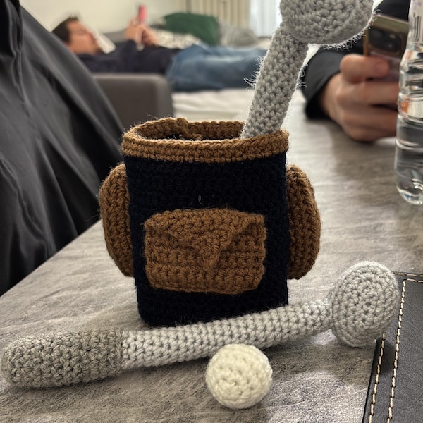 Golf Clubs & Bag Crochet PATTERN ONLY Pdf DOWNLOAD! Amigurumi Crochet ...