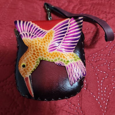 Genuine Leather Owl Pouch Purse Owl Cross Body Bag Owl Handbag Angry ...