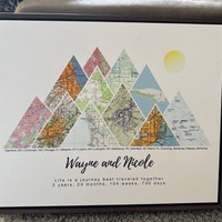 First Day Yes Day Best Day Custom Map Where It All Began - Etsy