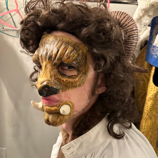 Beast Face Prosthetics V2 (slip Latex) - Etsy