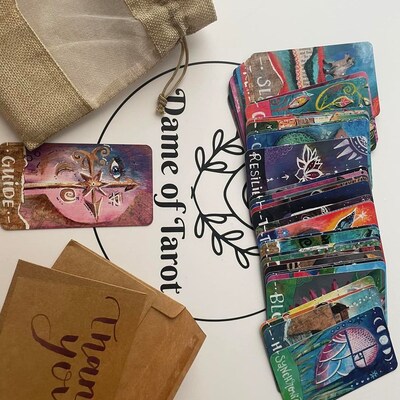 Inspiration Oracle Deck: 30 Travel-sized Oracle Cards - Etsy