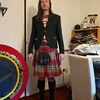 Gothic / Punk Rock Kilt for Men Scottish Utility Kilt Black Cotton Kilt ...