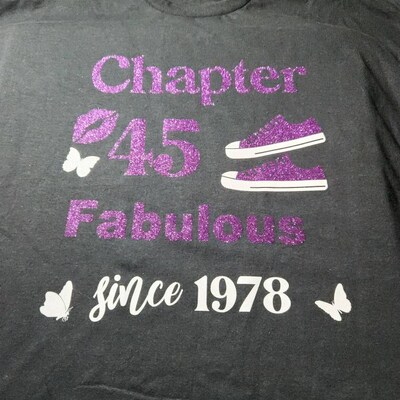 Chapter 45 Fabulous Since 1978 Svg 45th Birthday Svg Chapter - Etsy