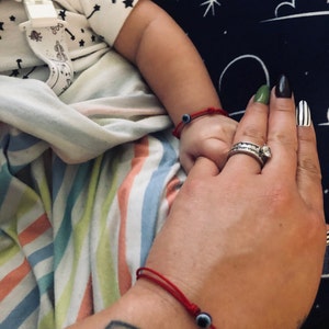 Child Evil Eye Red String Adjustable BABY TODDLER KID Bracelet | Etsy