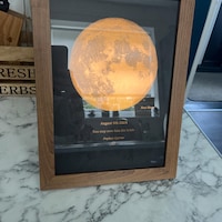A4 Custom Foil Moon Phase Print by Date, Personalised Copper, Gold or ...