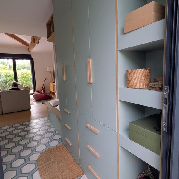 Wooden Half Circle Handles, Wood Drawer Knobs, Oak Half Moon Handle ...