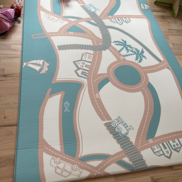 The Shwally Playmat - Soft Baby Play Mat - Waterproof, Wipe-clean ...