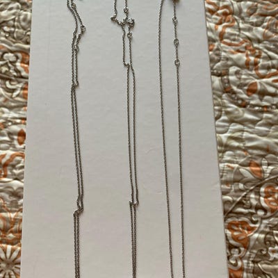 Double Chain Gold Necklace Set of 2, Combo Necklaces Set, Custom Gift ...