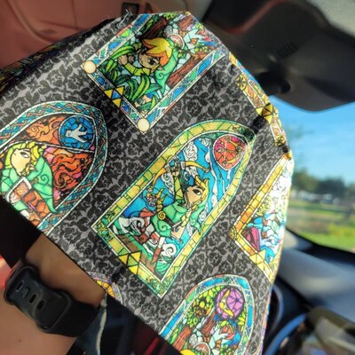 Men/women Surgical Scrub Cap Lined Super Mario Bros Nintendo - Etsy