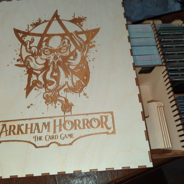 Arkham Horror LCG Etched Mass Storage Solution Organizer Stand Alone ...