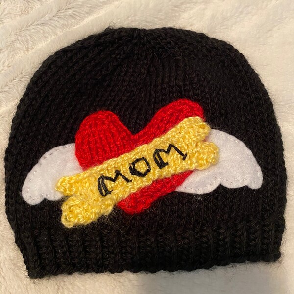 Rocker Hat Knitting Pattern for Babies and Toddlers - ENGLISH and ...