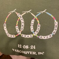 Custom Concert Tour Jean Jacket, Custom City and Date Jean Jacket for ...