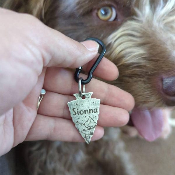 Cat Tag - Cat Collar Tag - Police Badge Cat Tag - Cat Name Tag ...