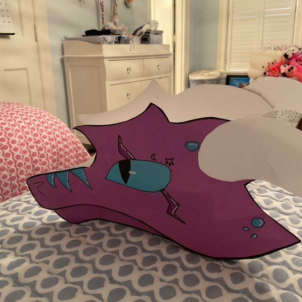 Digital Printable Paper Dragon Puppet DIY - Etsy