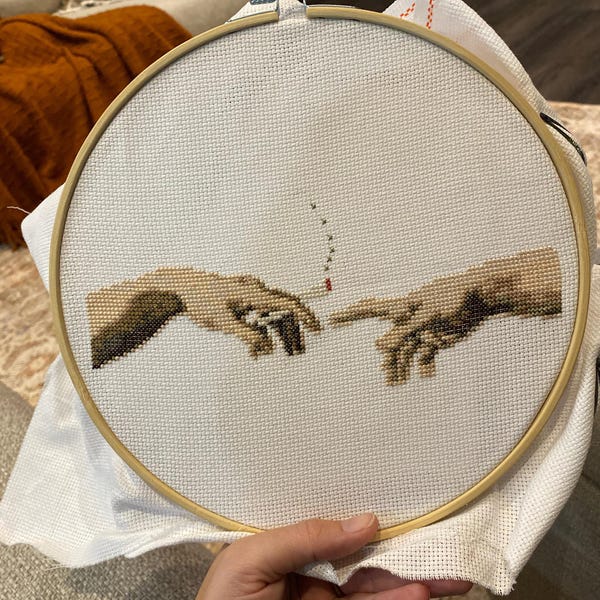 Rainbow Sprinkle Pi Cross Stitch Pattern | Math Teacher Gifts ...