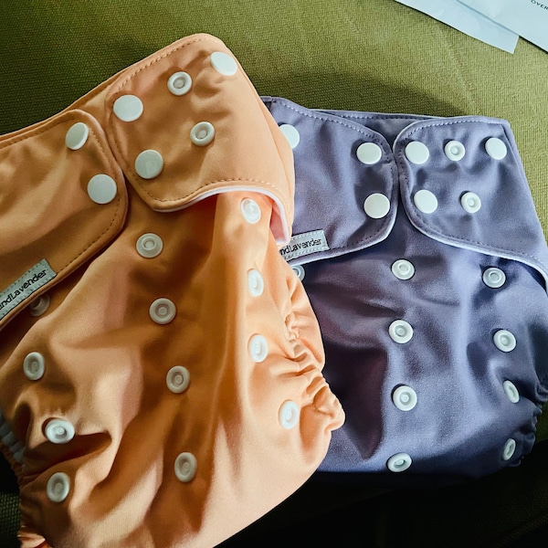 Cloth Diaper Pocket Style – Stay Dry Effect – Natural Bamboo Inserts ...