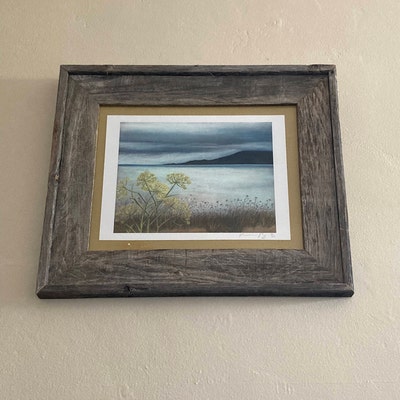 Cornerblock Frame in Rust Farmhouse Picture Frame Wood Picture Frame - Etsy