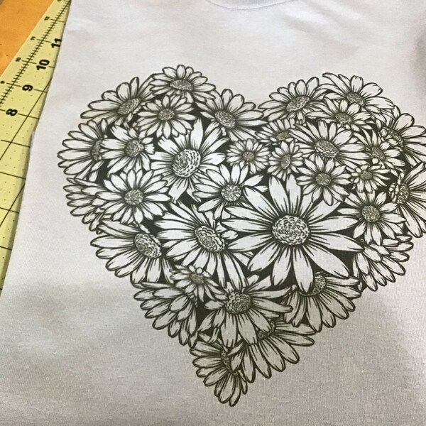 Floral Svg, Daisy Svg, Heart Svg, Daisies Svg, Spring Svg, Wedding ...