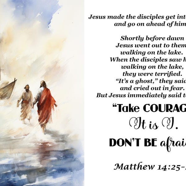 Jesus Leaves the 99 for 1 Lost Sheep. Digital Wall Art. Bible Art ...