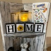 Interchangeable Home Sign, Block Sign, Farmhouse Decor, Rustic Decor ...