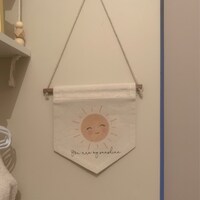 You Are My Sunshine Pennant Flag, Boho Nursery Decor, Bedroom Decor ...