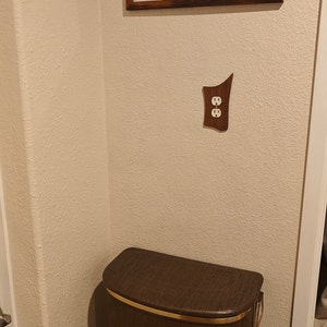 Arbor Walnut Wood Light Switch Covers Mid Century Modern Wall Plate MCM ...