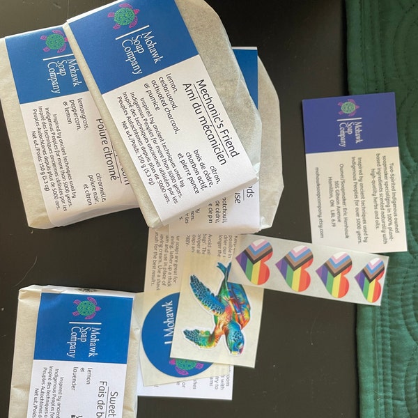 Indigenous Soap Gift Set | Two Large Bars, Crocheted Cotton Washcloth ...