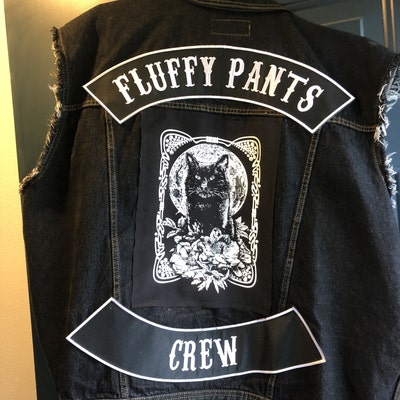 Custom Embroidered Top and Bottom Rocker Set MC Biker Patch 617 Sizes ...