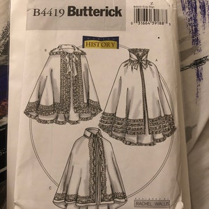 Plus Sizes Renaissance Gown Costume Butterick 6197 Pattern | Etsy