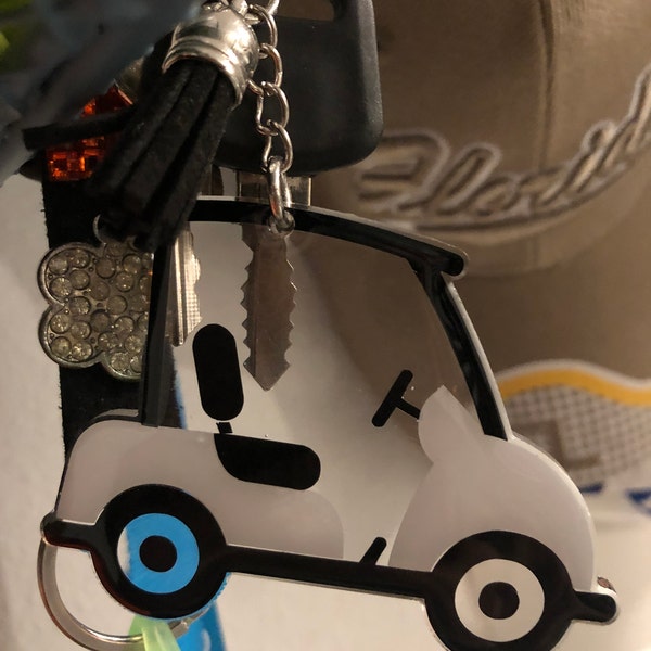 Golf Cart Keychain, Golfer’s Key Ring, Golfer Gift, Personalized Golf ...
