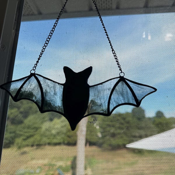 Hummingbird Stained Glass Window Hanging100% Handmade Window Decor ...